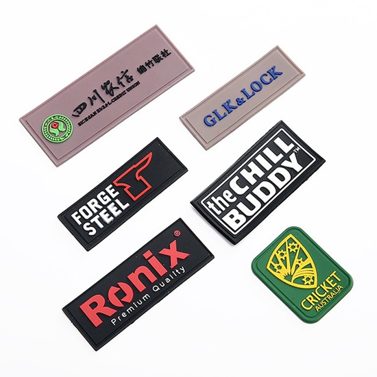 3d Raised Logo Printing Bikini（Garments） Rubber Labels